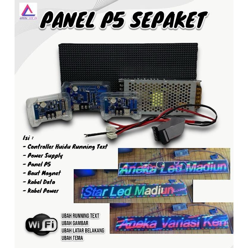 Jual PANEL MODUL LED P5 PAKET LENGKAP (PANEL P5,POWER SUPPLY ...