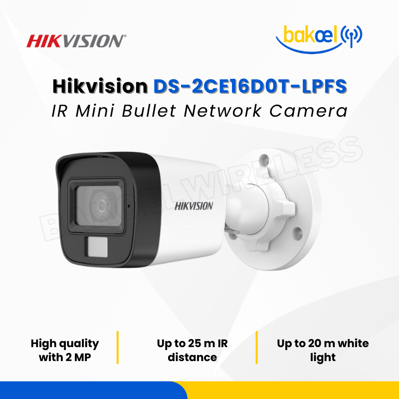 Jual Hikvision DS-2CE16D0T-LPFS | 2MP Smart Hybrid Light Audio Fixed Mini Bullet Camera | Shopee ...