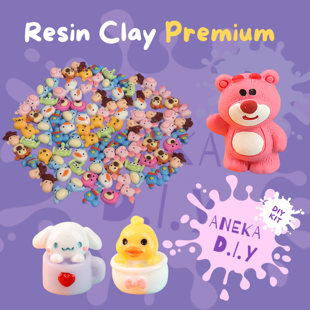 Jual Cinnamoroll Sanrio Lotso Clay Resin Karakter Lucu Resin Clay Lucu ...
