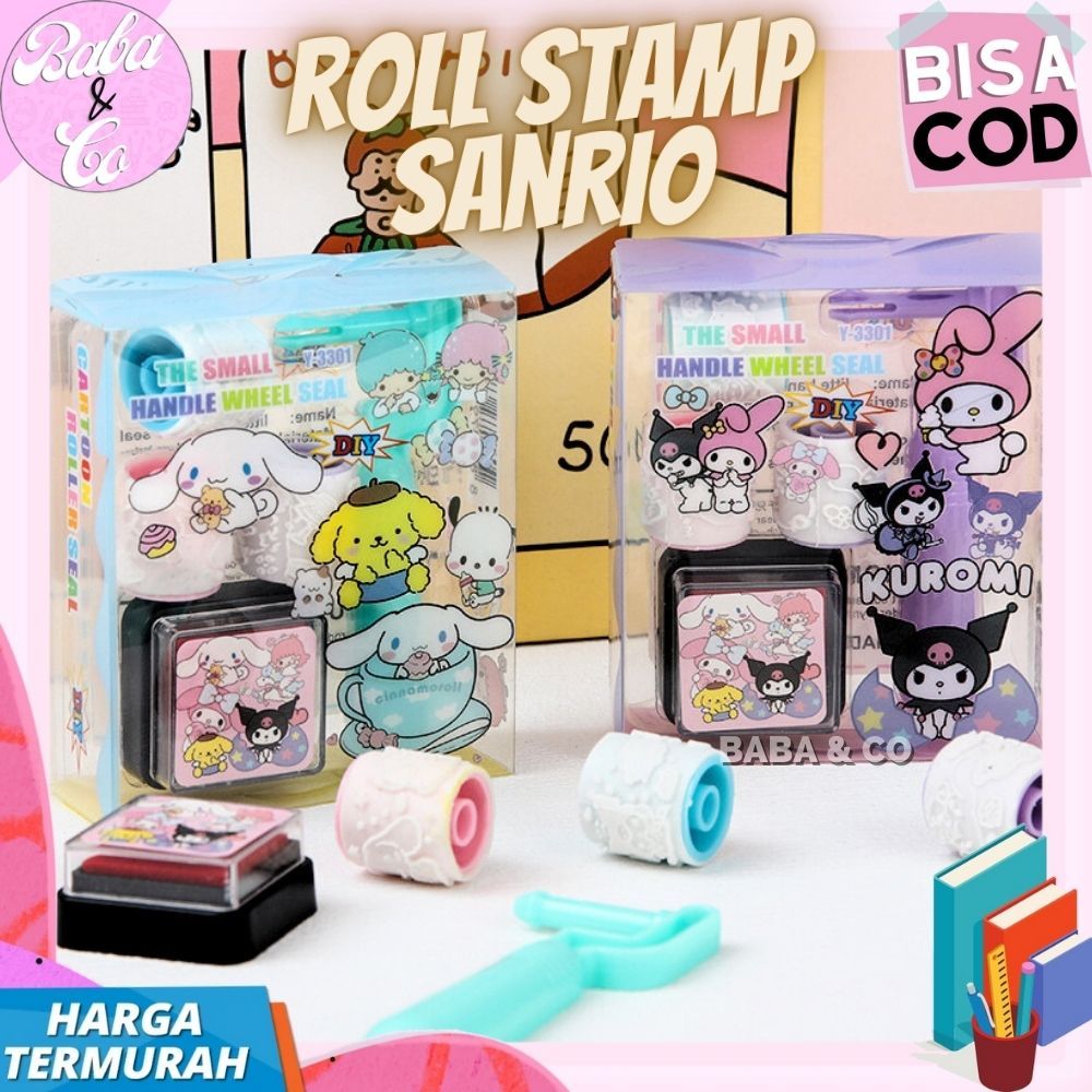 Jual ROLLER STAMP SANRIO STEMPEL SANRIO ROLL UNIK STAMP ROLL SANRIO ...