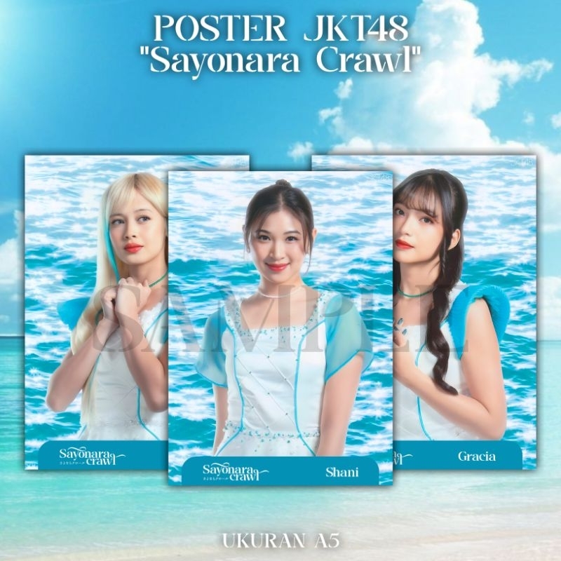 Jual Poster JKT48 Senbatsu Sayonara Crawl Unofficial/Fanmade | Shopee ...