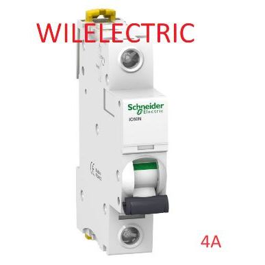 Jual SCHNEIDER MCB IC60N ACTI9 ACTI 9 1P 4A 4 A 6KA A9F74104 ORI | Shopee Indonesia