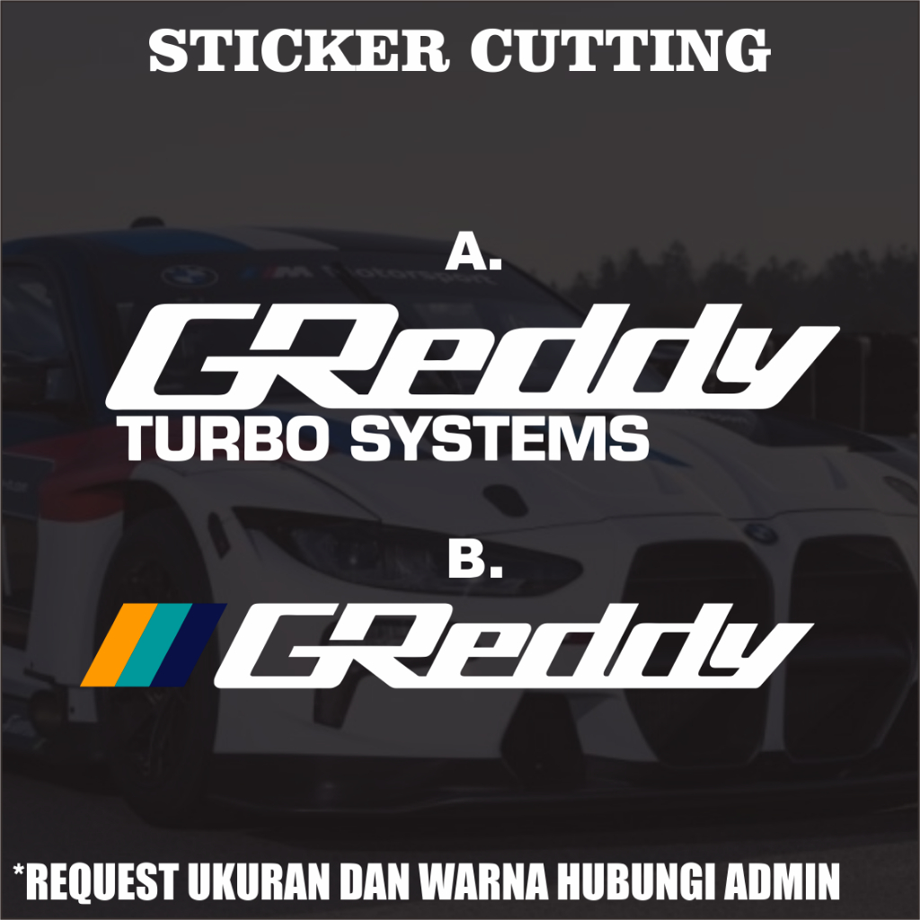 Jual Stiker Greddy Turbo Systems / Stiker Cutting | Shopee Indonesia