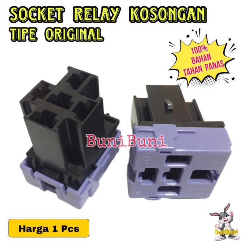 Jual SOCKET RELAY ORIGINAL KOSONGAN - Soket / Rumah Relay Tipe Original ...