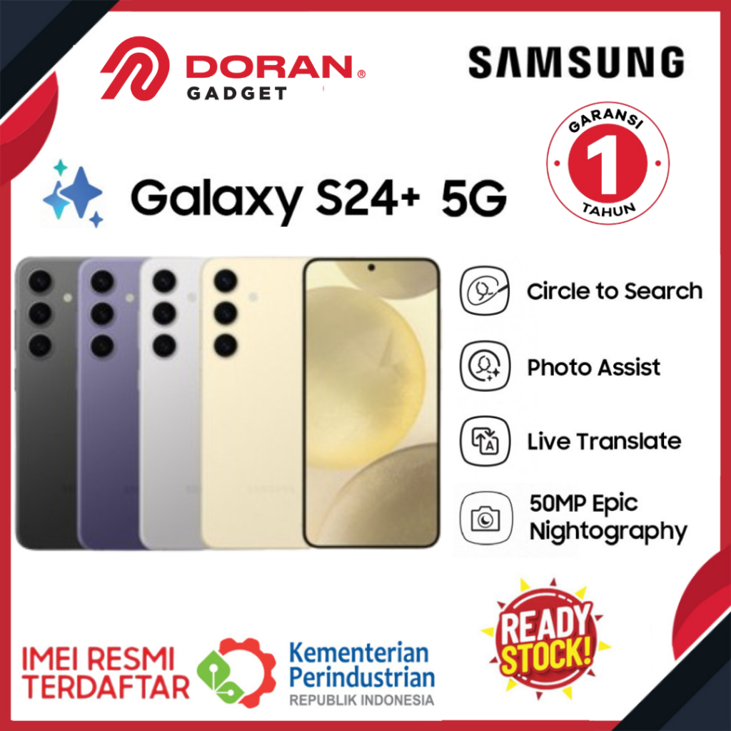 Jual Samsung Galaxy S24 Plus AI Smartphone Dynamic LTPO AMOLED 2X ...