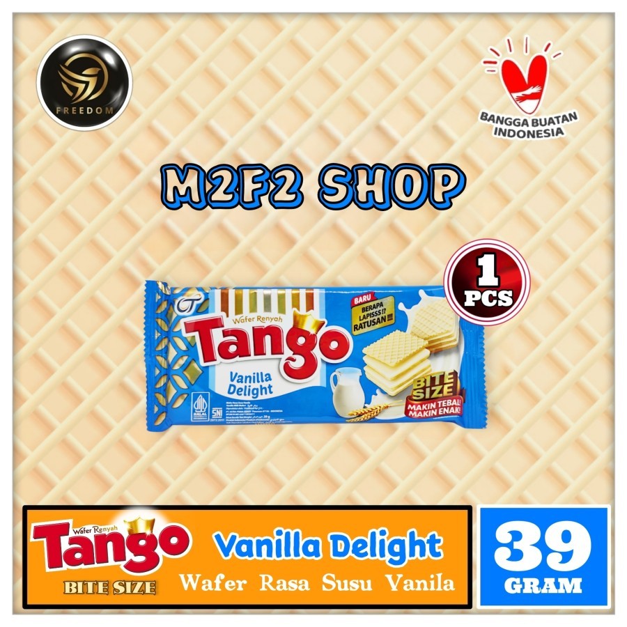Jual Tango Wafer Vanilla Delight BITE SIZE | Krim Susu Vanila - 39 gr ...