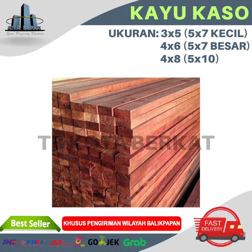 Jual KAYU KASO/ KAYU MERANTI / BALOK KAYU PERBATANG | Shopee Indonesia