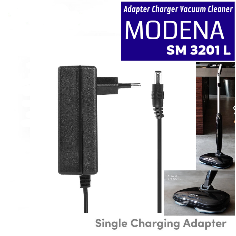 Jual Adapter Charger Modena SM 3201 L Spin Mop Vacuum Cleaner Adaptor ...