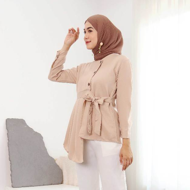 Jual Atasan Wanita Blouse Polos Wanita 705 Mrs2 | Shopee Indonesia