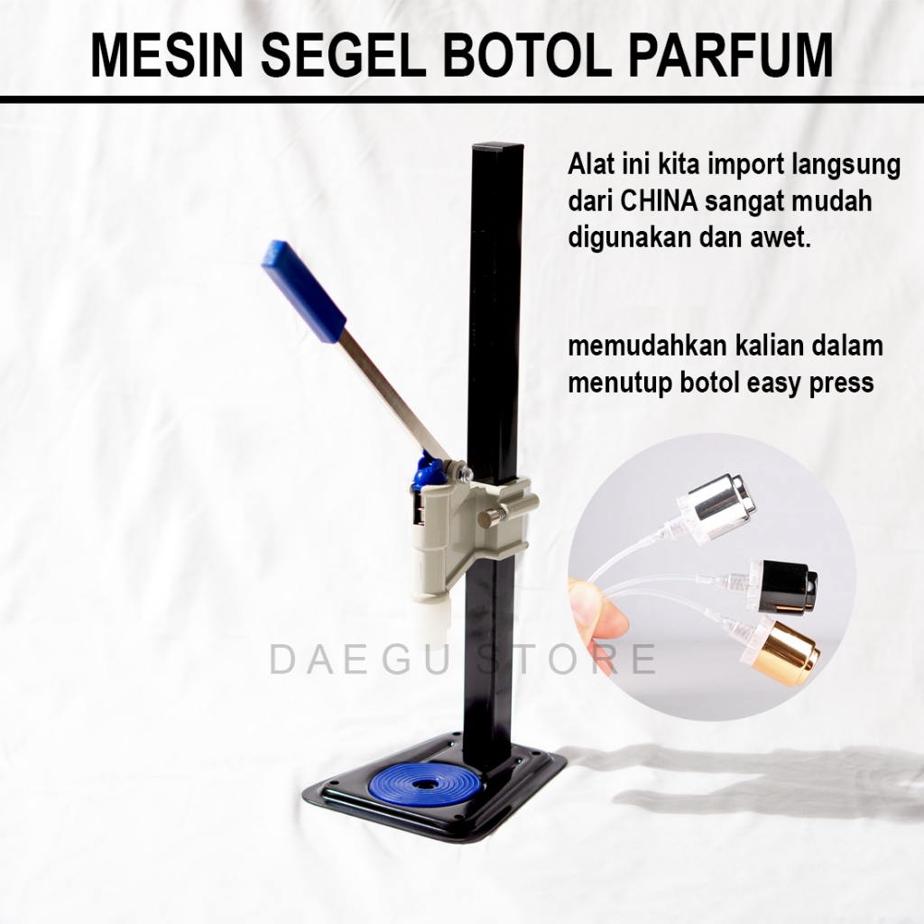 Jual Mesin Press Botol Parfum Untuk Pump Easy Press Capping Collaring ...
