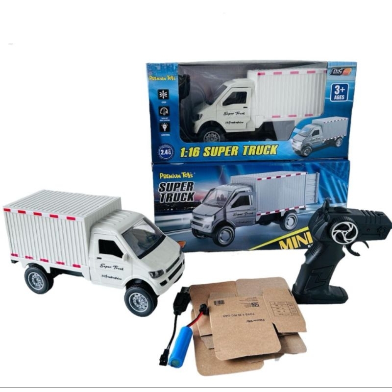 Jual Mobil mainan remote control pick up dan box scale 1:16 | Shopee ...