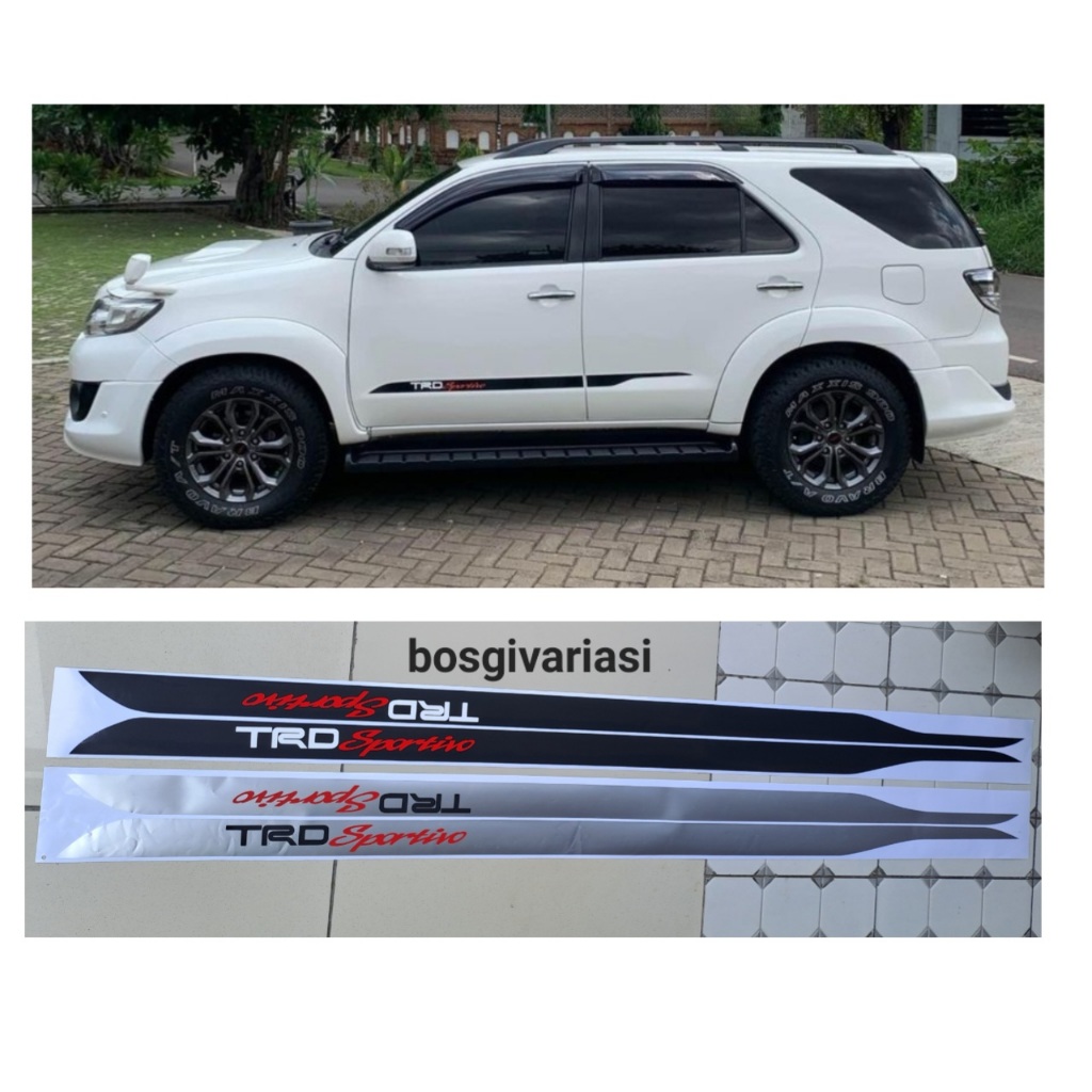 Jual stiker trd Sportivo Fortuner 2003 - 2015 trd Fortuner lama ...