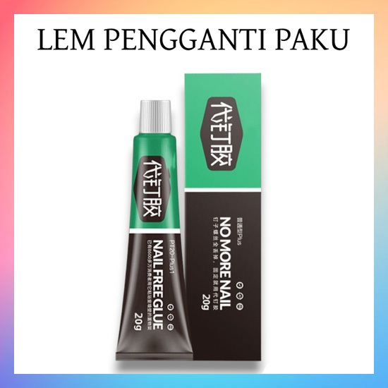 Jual Lem Pengganti Paku Sekrup Skrup Serbaguna Perekat Kaca Marmer Kayu ...