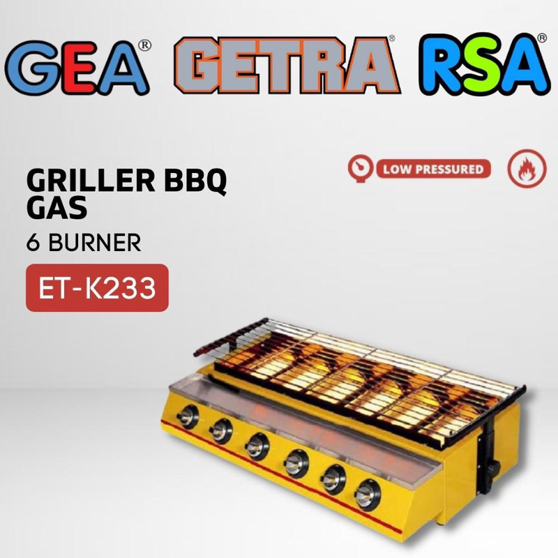 Jual GETRA GRILL 6 TUNGKU KOMPOR PEMANGGANG GETRA ET-K233 GETRA GRILLER ...