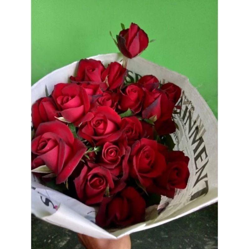 Jual Bunga Mawar Potong Grade A Fresh Isi 25 Tangkai | Shopee Indonesia