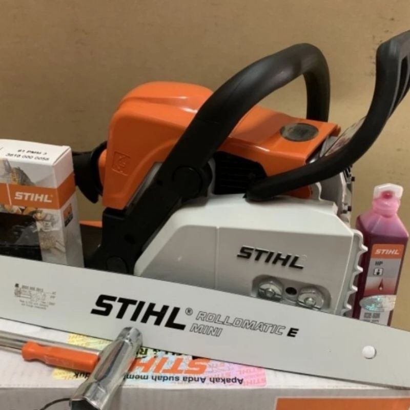 Jual Mesin Chainsaw MS 180 Stihl 16 inch set original tinggal pakai | Shopee Indonesia