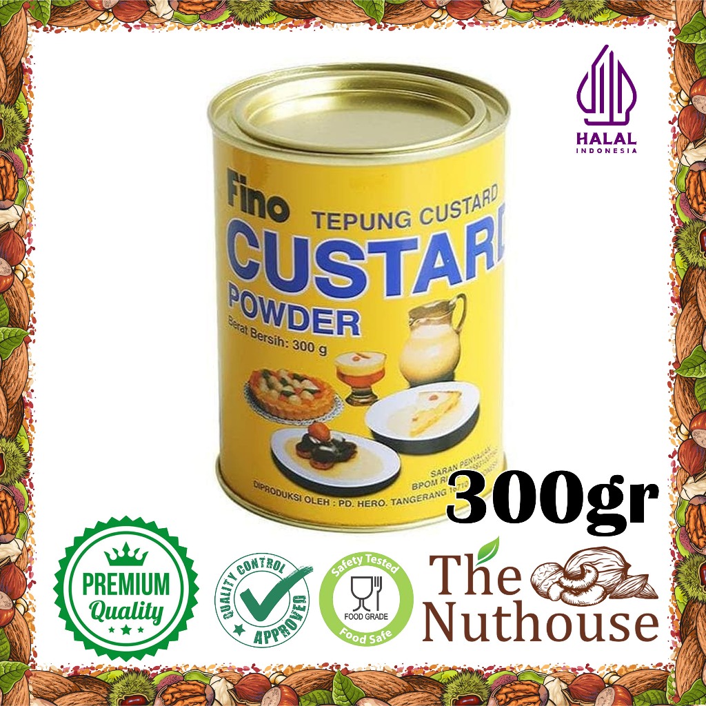 Jual FINO CUSTARD Powder / Tepung Vla Puding Instant 300gr [HALAL ...