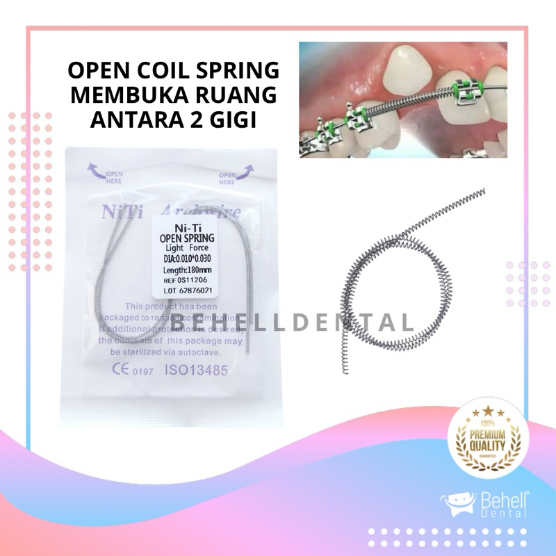 Jual 1PACK HIGH QUALITY KAWAT NITI OPEN COIL SPRING FDA OCS // Wire ...