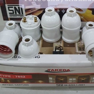 Jual Fiting/Rumah Lampu Gantung E27 Takeda / Fitting Gantung / Fitting | Shopee Indonesia