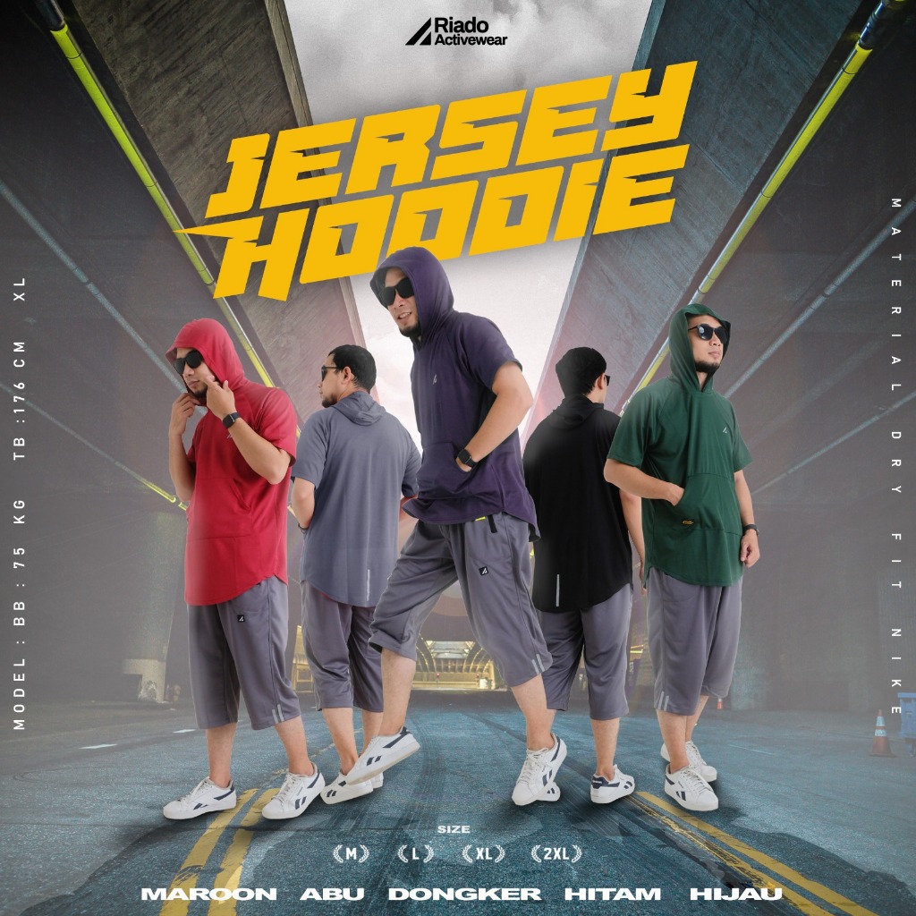 Jual Jersey Hoodie RIADO Tampilan Sporty | Shopee Indonesia