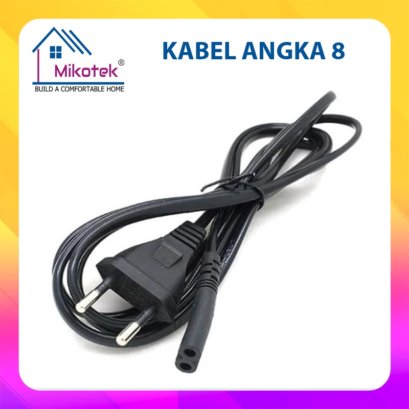 Jual Kabel Power Kabel Angka 8 Kabel Printer HP Epson Radio 1,5m Kabel ...