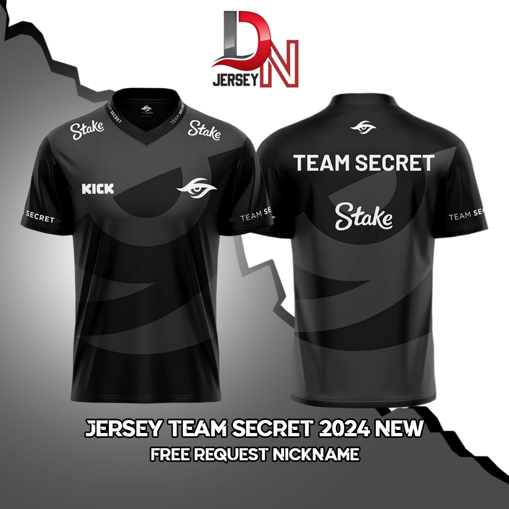 Jual JERSEY Baju Kaos TEAM SECRET 2024 NEW ( free custom nickname ) | Shopee Indonesia