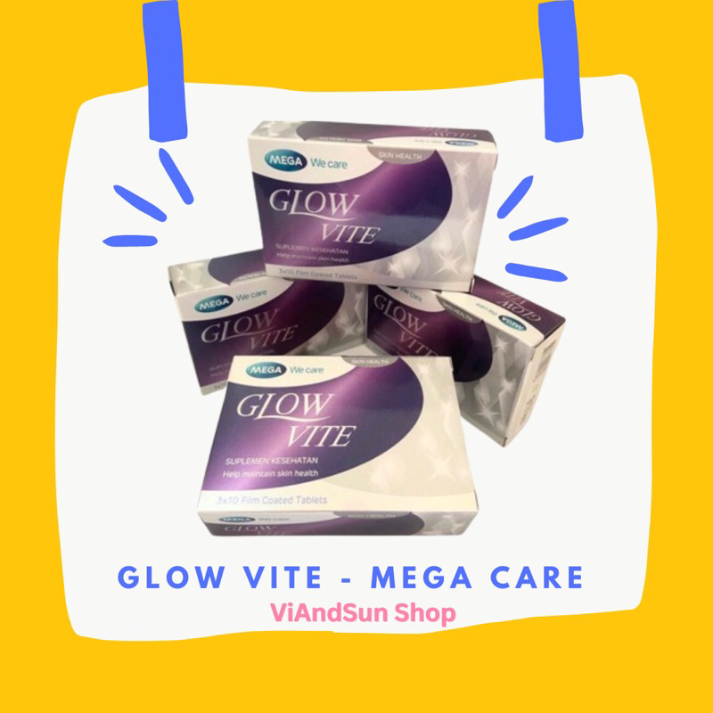 Jual GLOW VITE Suplemen Pemutih dan Anti Aging Original 30 Kapsul ...