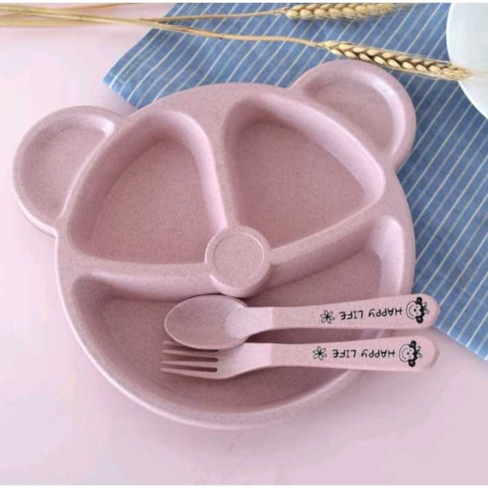 Jual Piring Anak Wheat Bear Plate Piring Anak Piring Lucu Piring ...