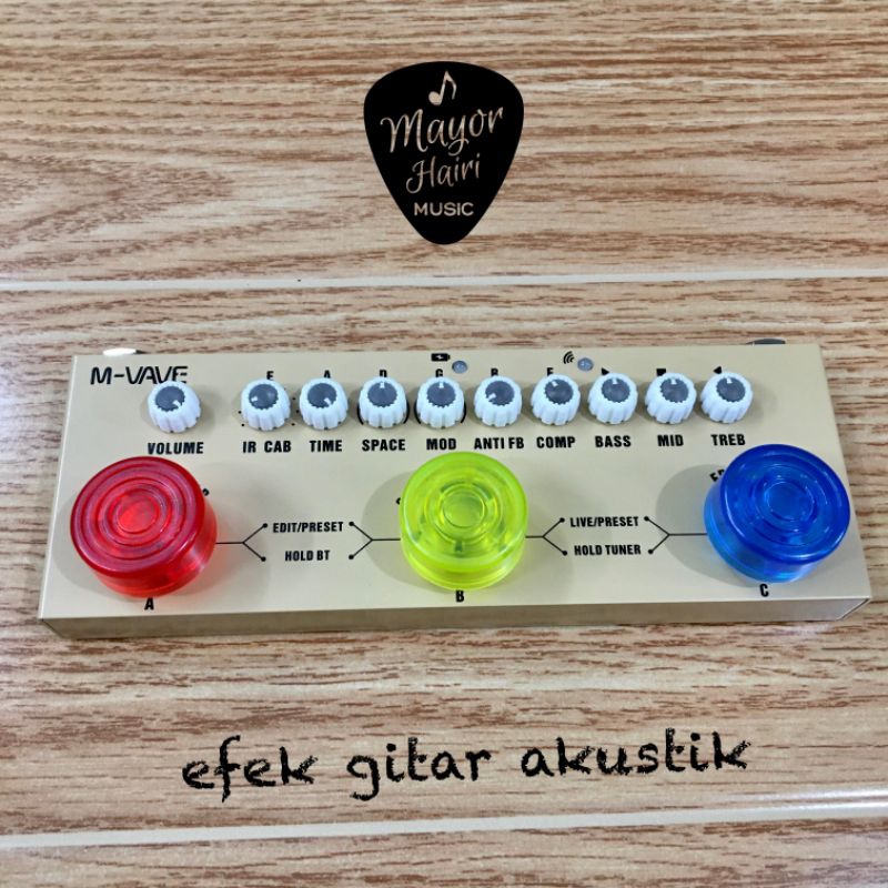 Jual Efek Gitar Akustik bisa Souncard M-wave Cube Baby Ac | Shopee ...