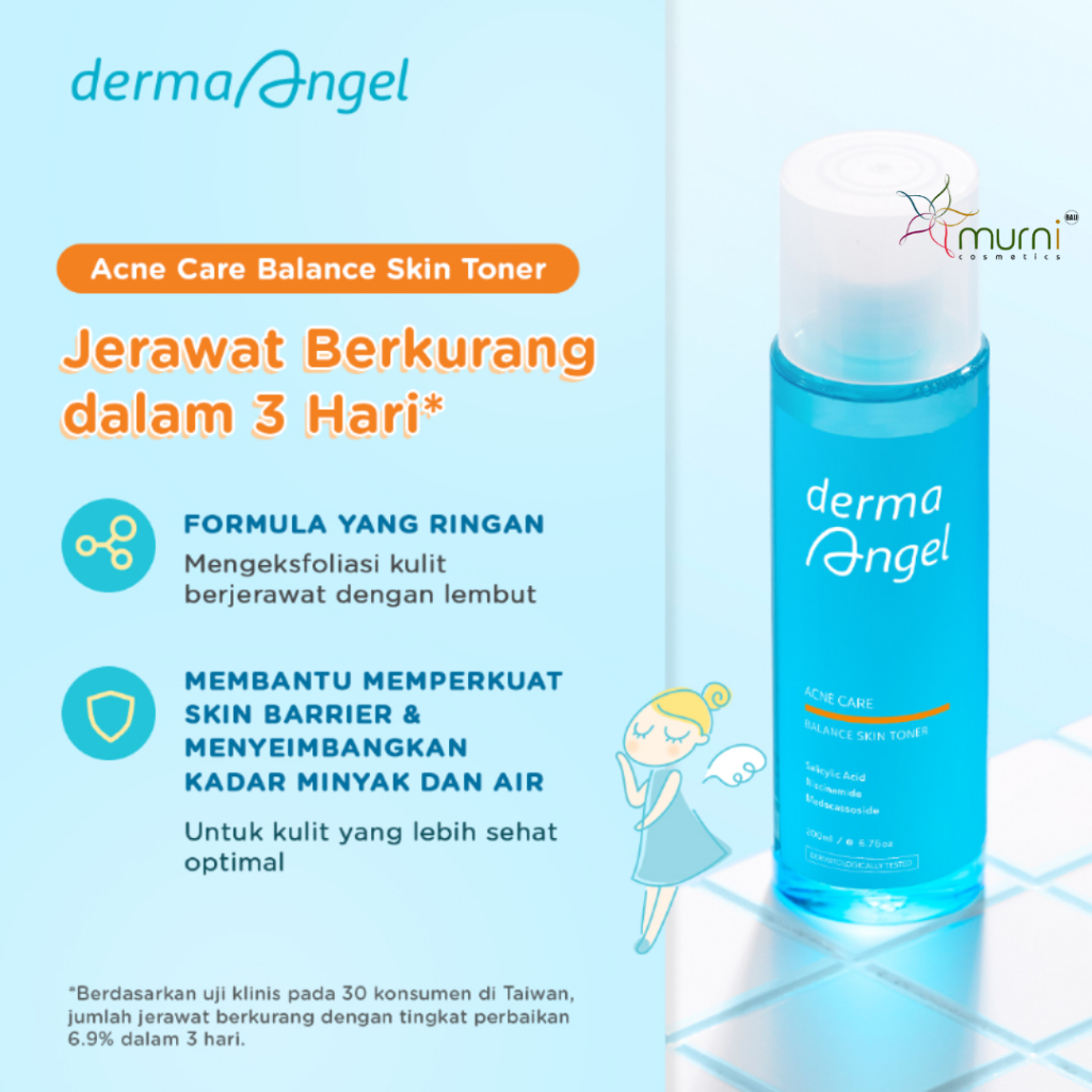 Jual DERMA ANGEL ACNE CARE BALANCE SKIN TONER 200ML | Shopee Indonesia