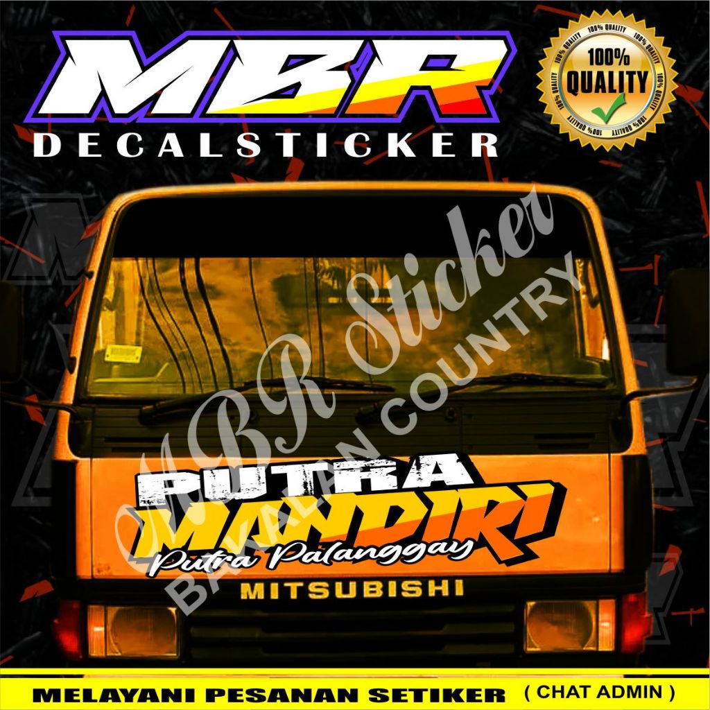Jual STIKER TRUK PUTRA MANDIRI,STIKER KABIN DEPAN TRUK | Shopee Indonesia