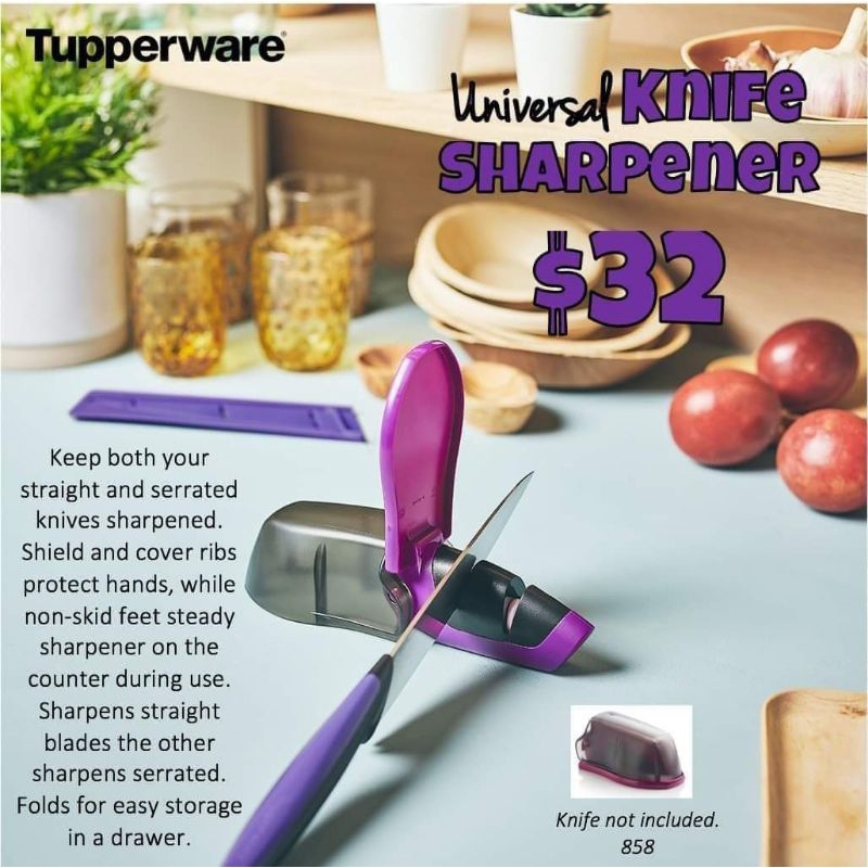 Jual knife sharpener asahan tupperware | Shopee Indonesia