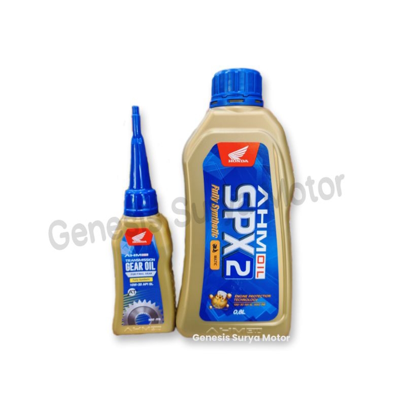 Jual SPX 2 10W30 Matic Syntetic 0.8LT Paket Oli Gear SPX 120ml | Shopee ...