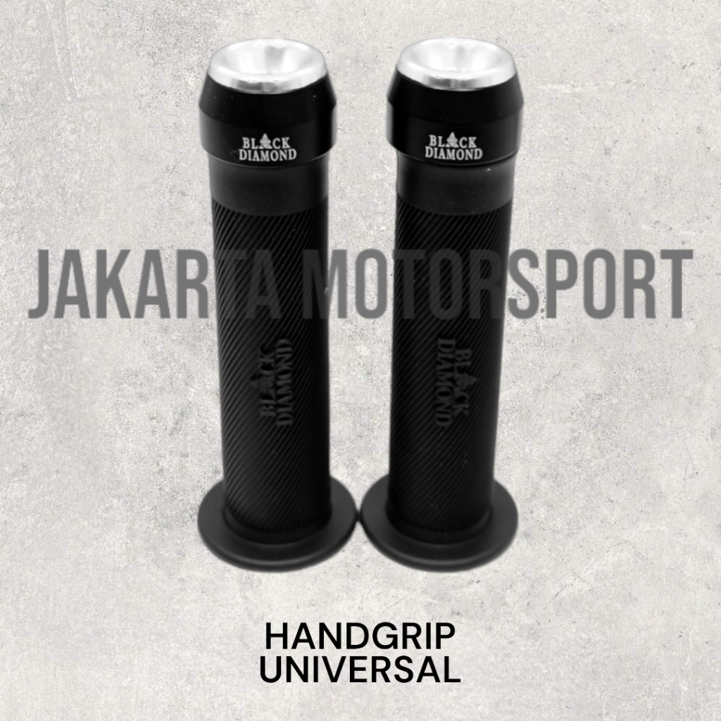 Jual Paket Handgrip Karet + Jalu Stang Alumunium Black Diamond | Hand ...