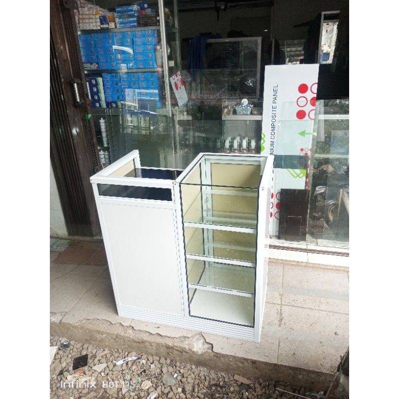Jual meja kasir display | Shopee Indonesia