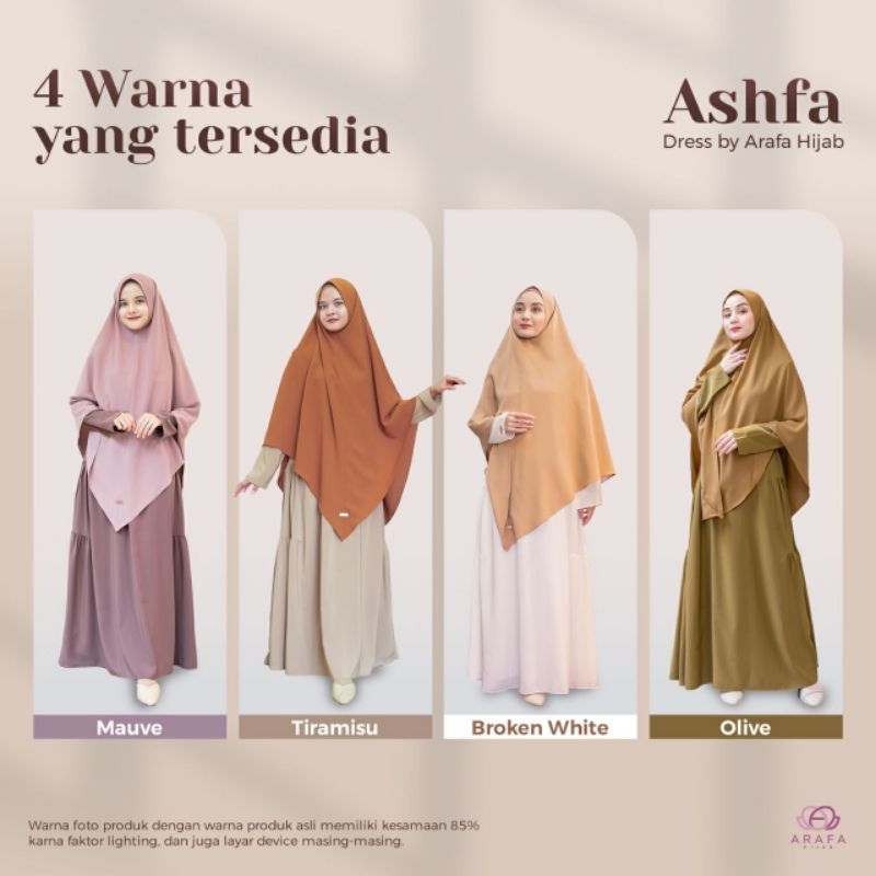 Jual Ashfa Dress by Arifa Hijab | Shopee Indonesia