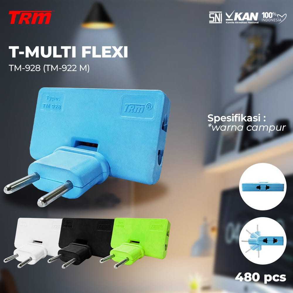 Jual TRM TM-928 T Multi 3LB Lipat Flexi Flexibel 3 Lubang / Colokan ...