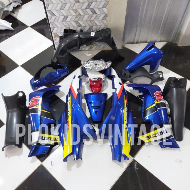 Jual FULL BODY HALUS KASAR SUZUKI SMASH LAMA SMASH OLD BIRU SET ...