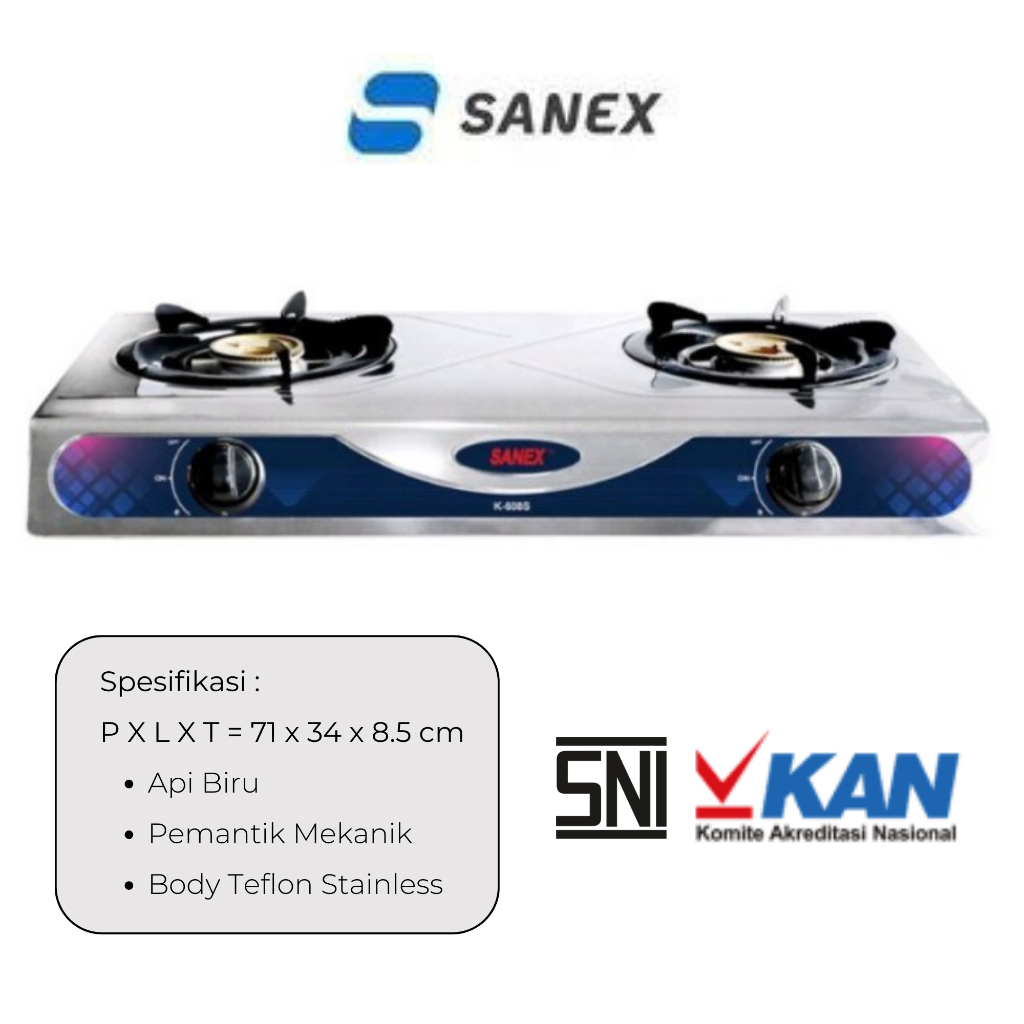 Jual Kompor Gas 2 Tungku Rinnai RI-302S Sun Burner Api Biru Hemat Gas ...