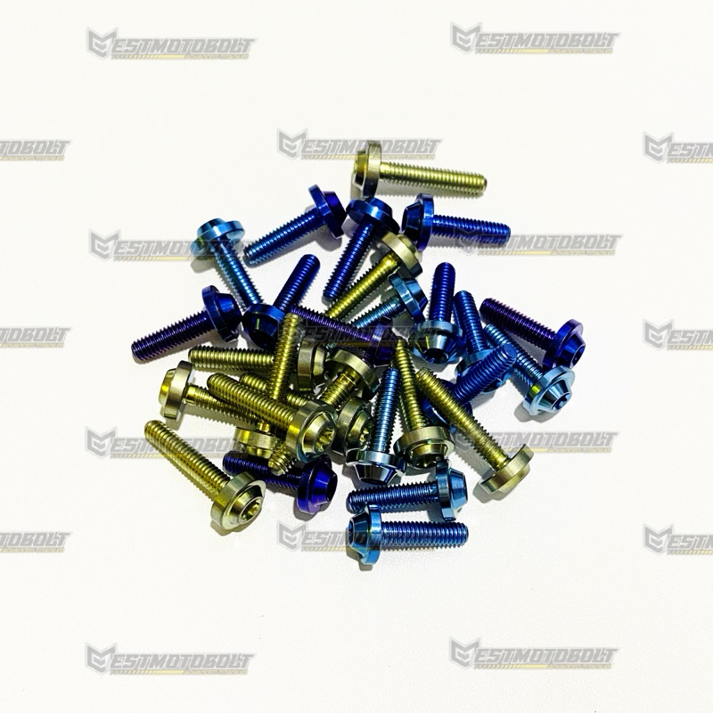 Jual BAUT M4 BIGHEAD 8mm - 35mm TITANIUM GR5 ( HARGA 1 PCS ) | Shopee ...