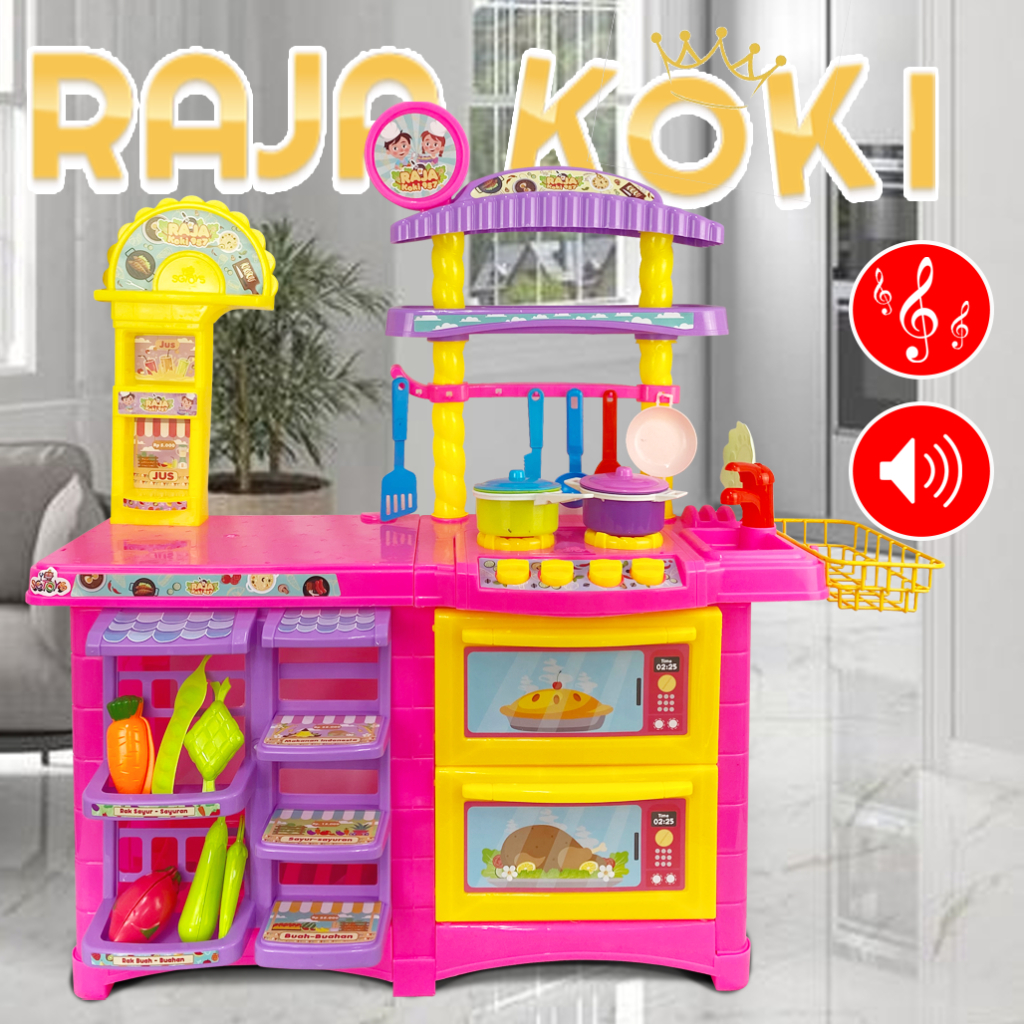 Jual JUMBO Mainan Masak-Masakan Raja Koki/ Mainan Anak Memasak RK957 | Shopee Indonesia