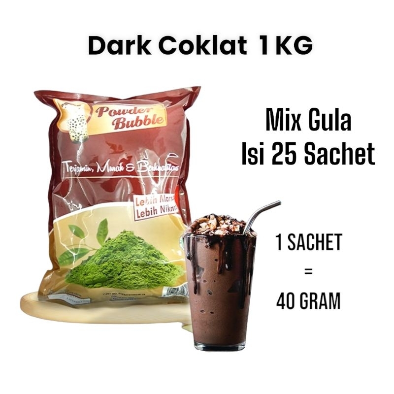 Jual DARK COKLAT 1 KG - Bubuk Minuman Rasa Dark Cokelat / Cocoa Powder ...