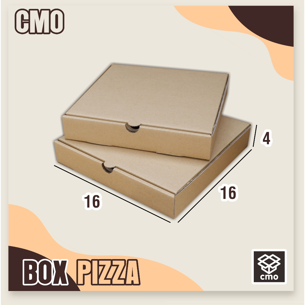 Jual BOX ukuran 16x16x4cm | DUS PIZZA | DUS HIJAB | DUS HAMPERS ...
