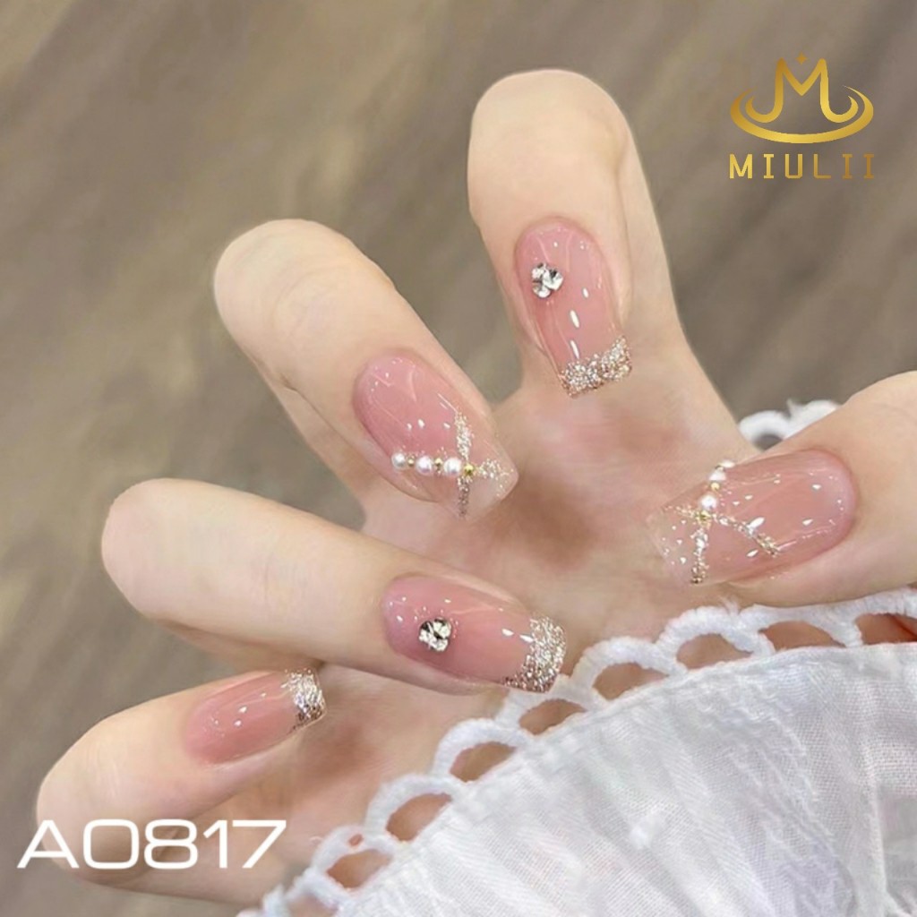 Jual MIULII / KUKU PALSU A0817 / 24PCS / 3D / NAIL ART / PREMIUM / CUTE / FREE LEM JELLY / KUTEK ...