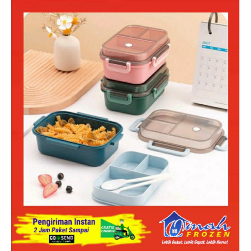 Jual Lunch Box, kotak makan 2 Susun, Pengiriman Instan, Frozen Serang ...