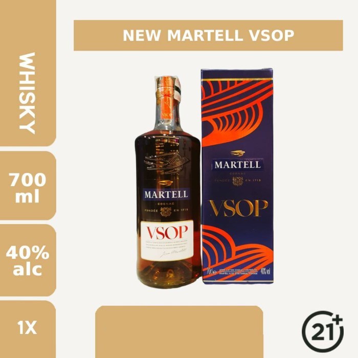 Jual New Martell VSOP 700ml - Minuman Anak Muda | Shopee Indonesia