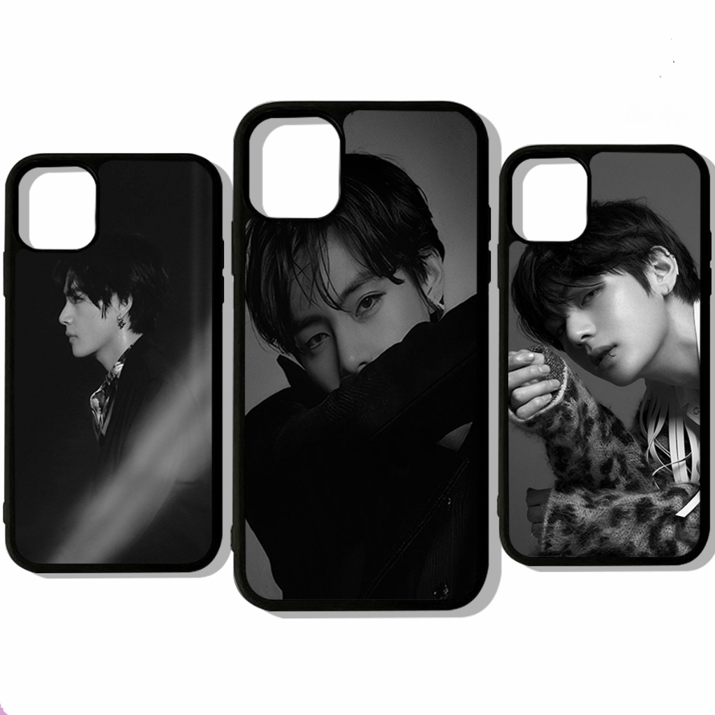 Jual (BT214) Casing Taehyung BTS V Glossy Kpop Aesthetic Dark Case All ...