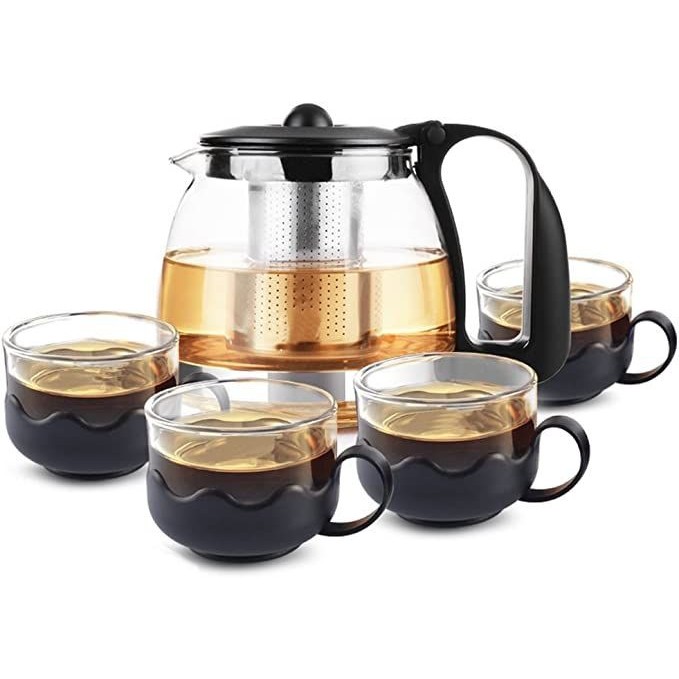 Jual TEAPOT SET 5 IN 1 TEAPOT SARINGAN 5 IN 1 TEAPOT WARNA (include ...