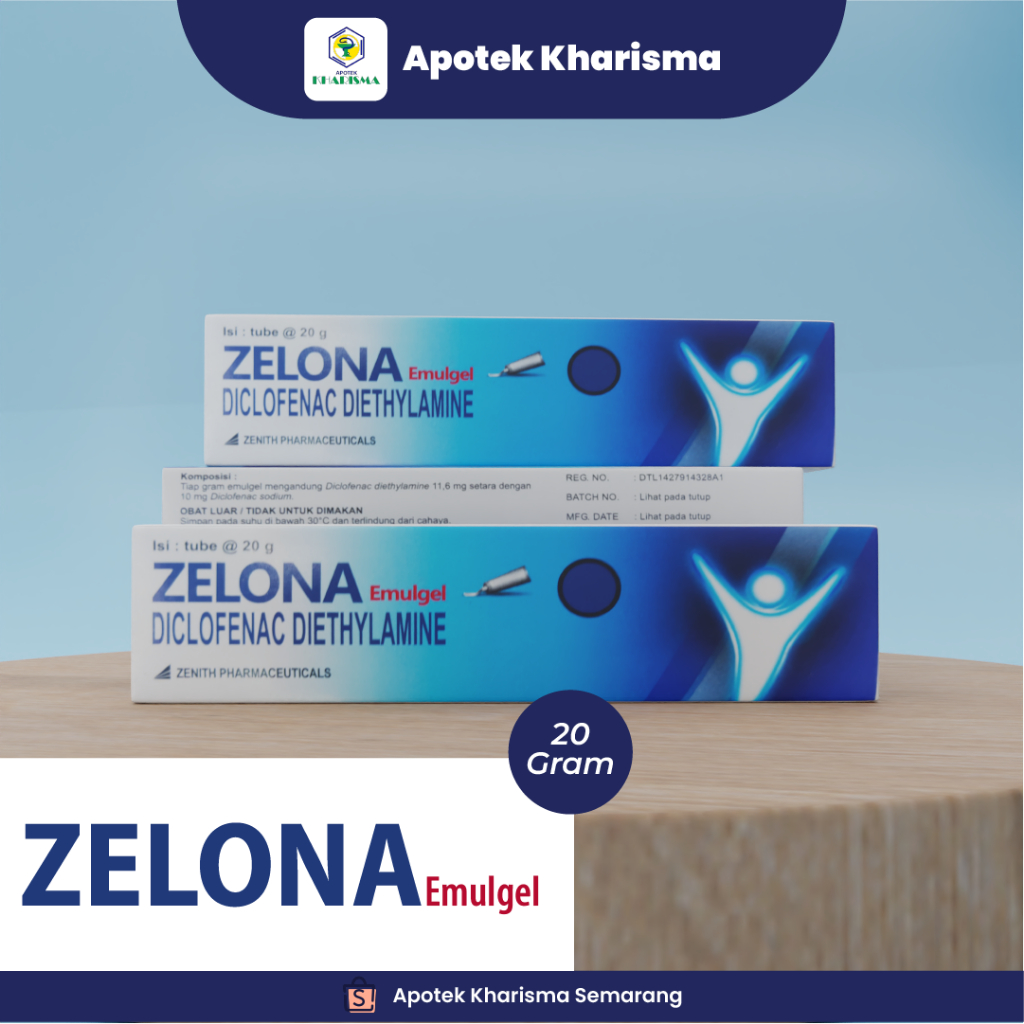 Jual Zelona Emulgel 20gr | Shopee Indonesia