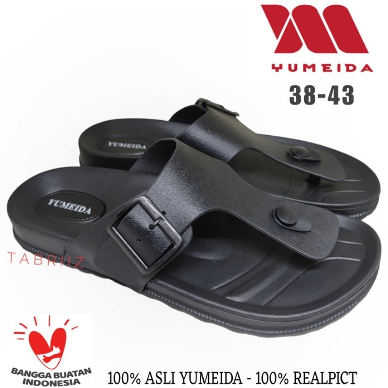 Jual Sandal Pria Yumeida Sandal Distro Sandal Jepit Karet Pria Sandal ...